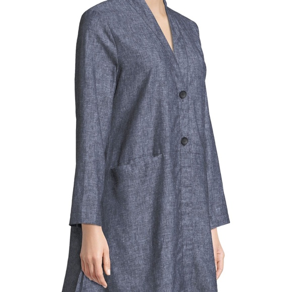 Masai | Jackets & Coats | Masai Jo Herringbone Linen Shaped Jacket ...